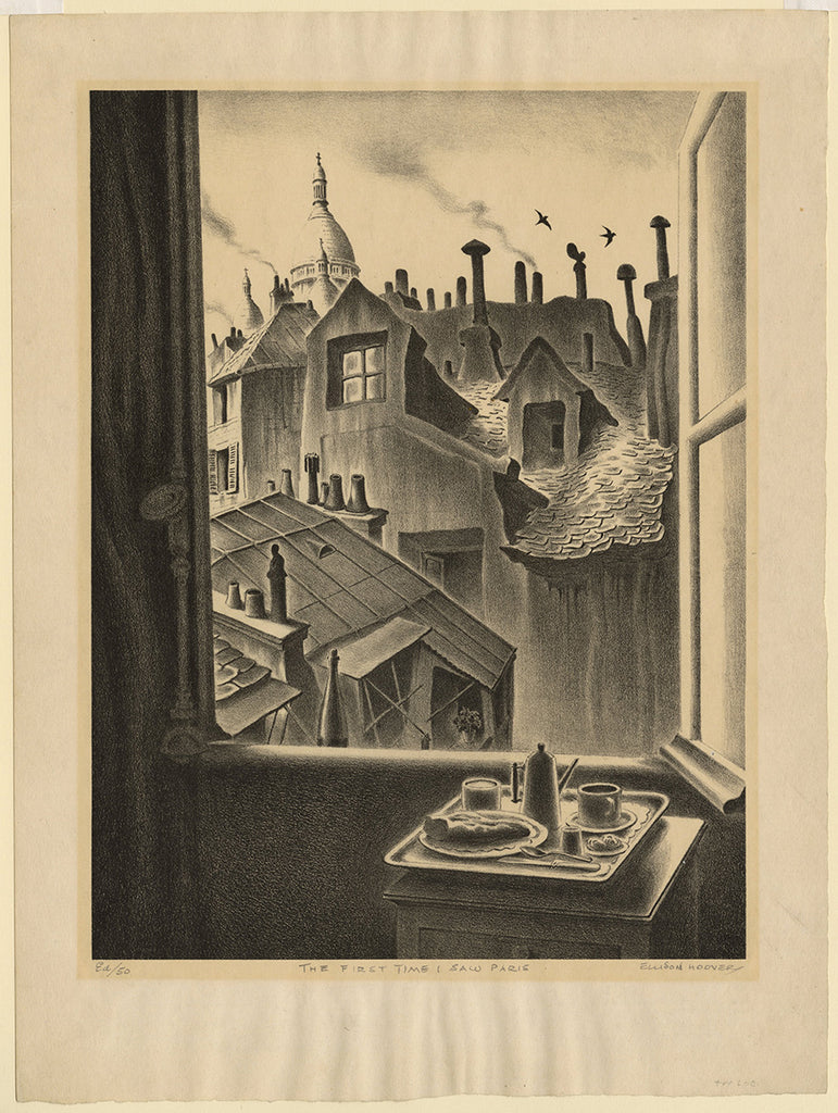 Ellison Hoover - The First Time I Saw Paris - Lithograph — Armstrong ...