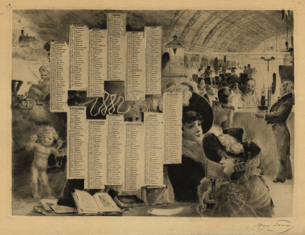 Henry Somm - Calendar for the Year 1882 — Armstrong Fine Art