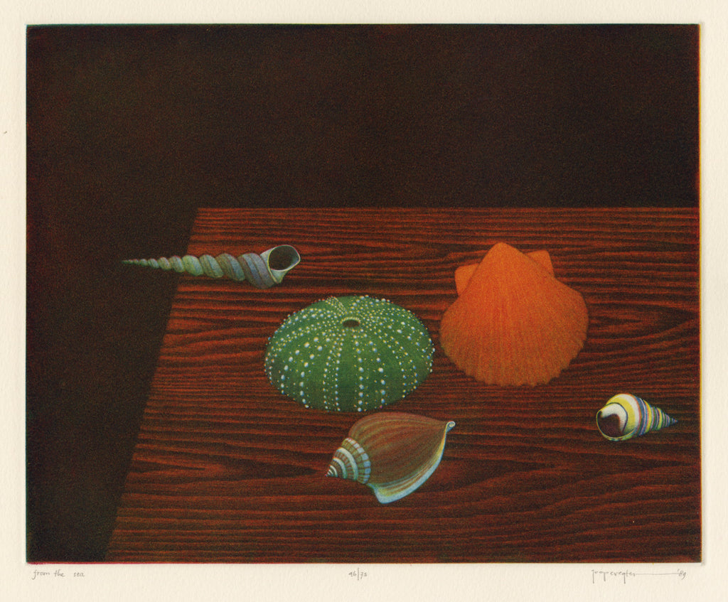 Joop VEGTER - From the Sea - Color mezzotint - 1989 — Armstrong Fine Art