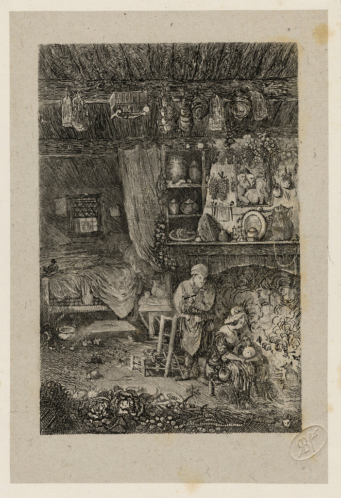 Rodolphe Bresdin - Flemish Interior — Armstrong Fine Art