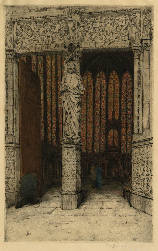 Tavik frantisek Simon - TF Simon - St Chapelle Paris - soft ground and ...