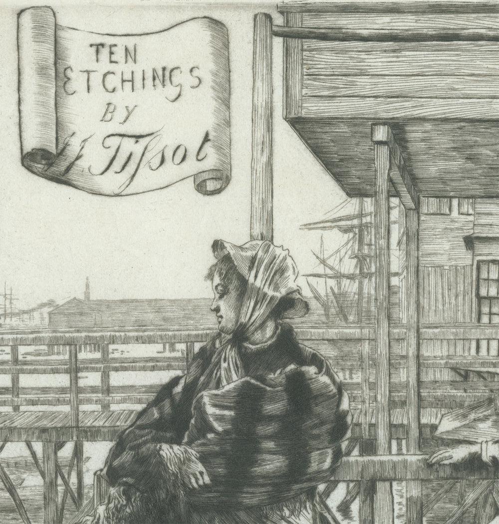 James Tissot: The Three Crows Inn, Gravesend, L'auberge des Trois ...