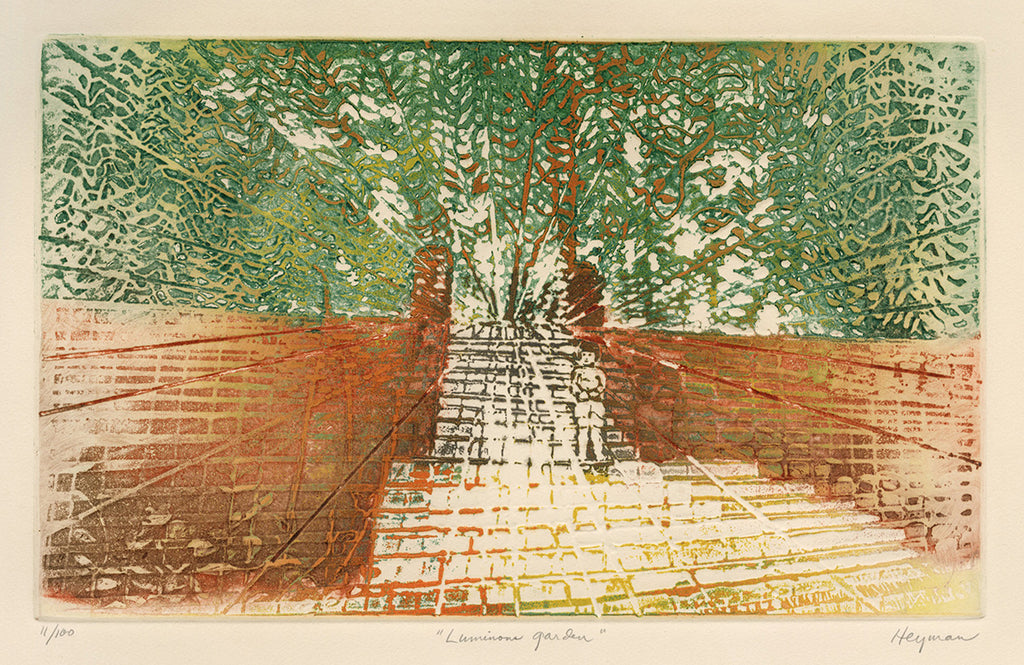 Lawrence murray Heyman - Lawrence Heyman - Luminous Garden - embossed ...