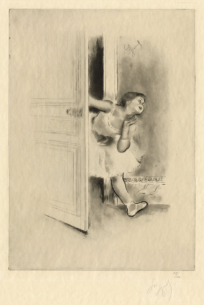 Louis LeGrand - La Gosse - The Kid - intaglio - young ballerina ...